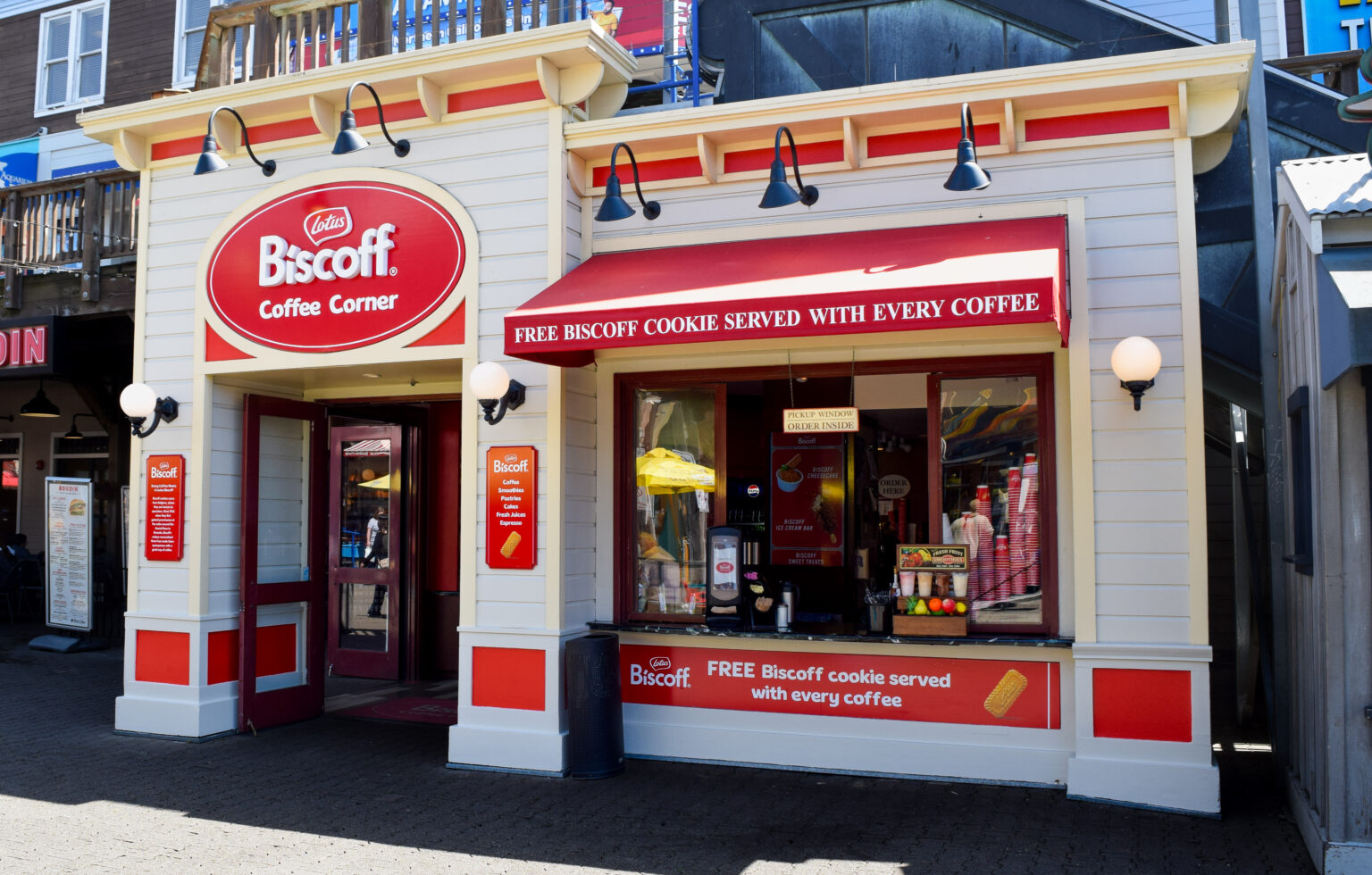 Biscoff Coffee Corner - PIER 39 on Fisherman's Wharf